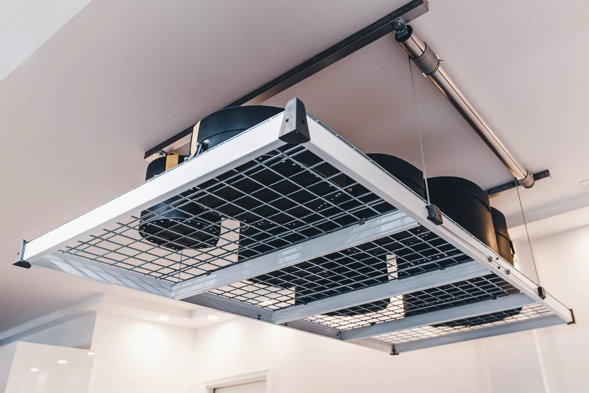 Toledo, Ohio Overhead Garage Storage Racks, Design and Installation